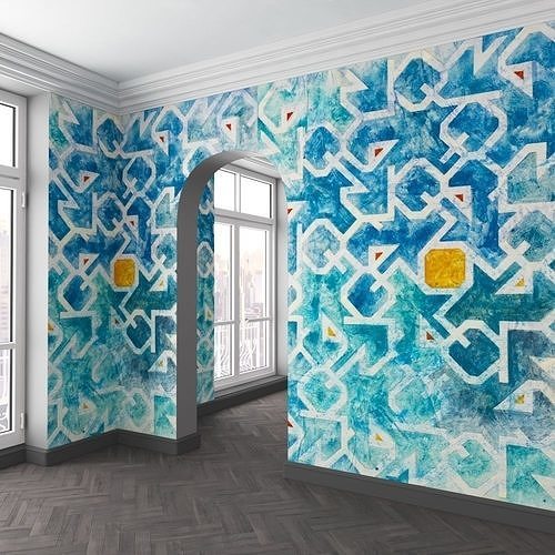 Wallpaper for variation-10 3D model | CGTrader