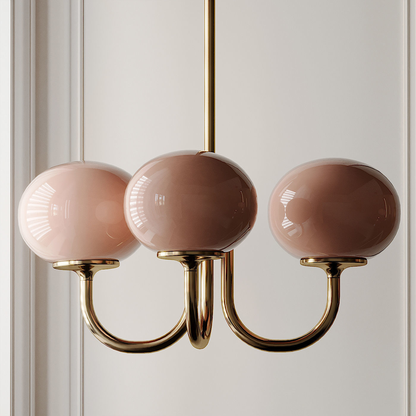 Pearl LED Chandelier by Anthropologie 3D model | CGTrader