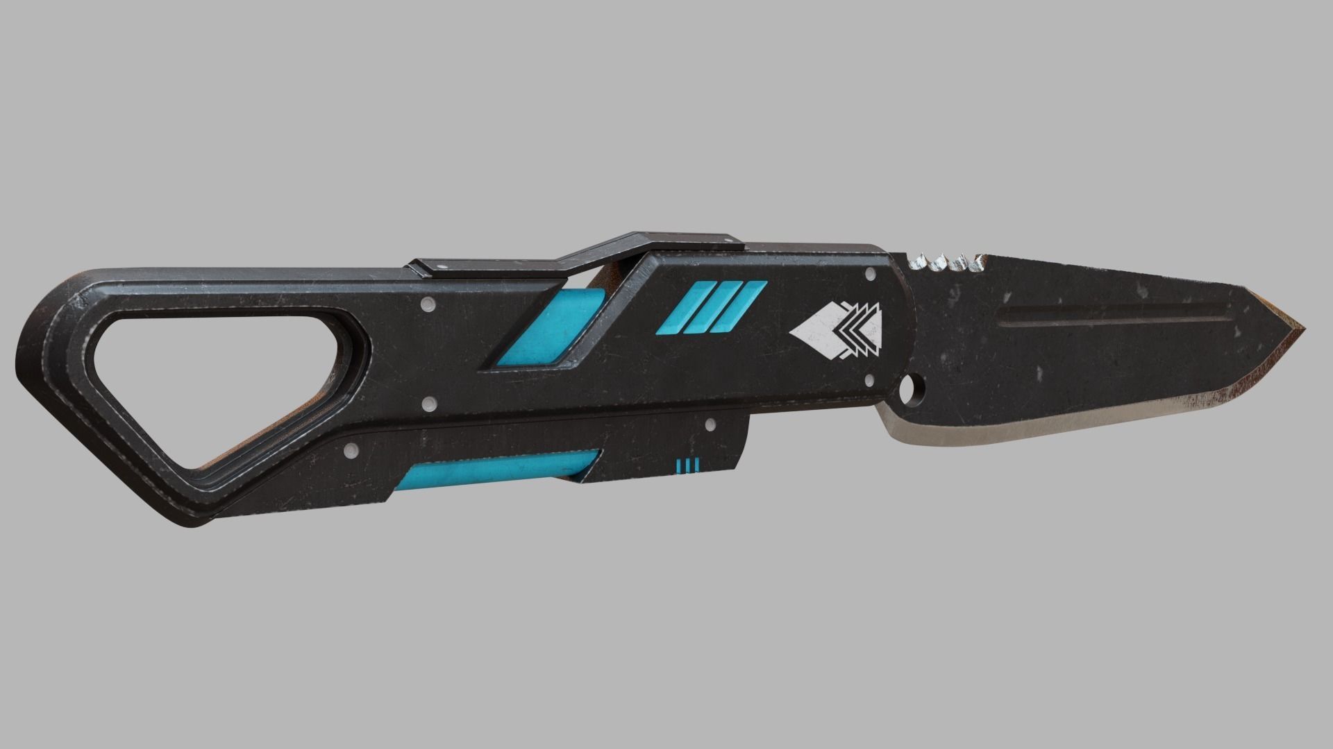 Futuristic Knife 3D model | CGTrader