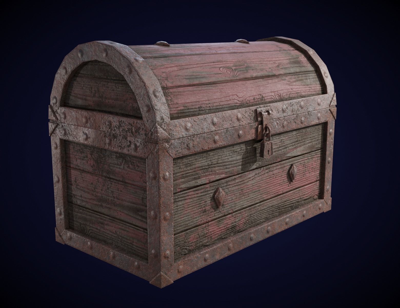3D model Old Chest VR / AR / low-poly | CGTrader