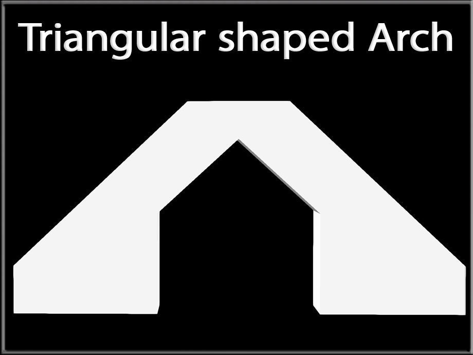 3D model Triangular shaped Arch 03 VR / AR / low-poly | CGTrader