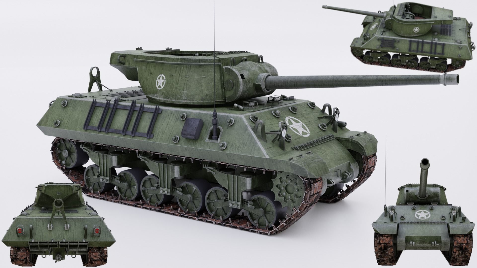 m36 jackson 3D model | CGTrader