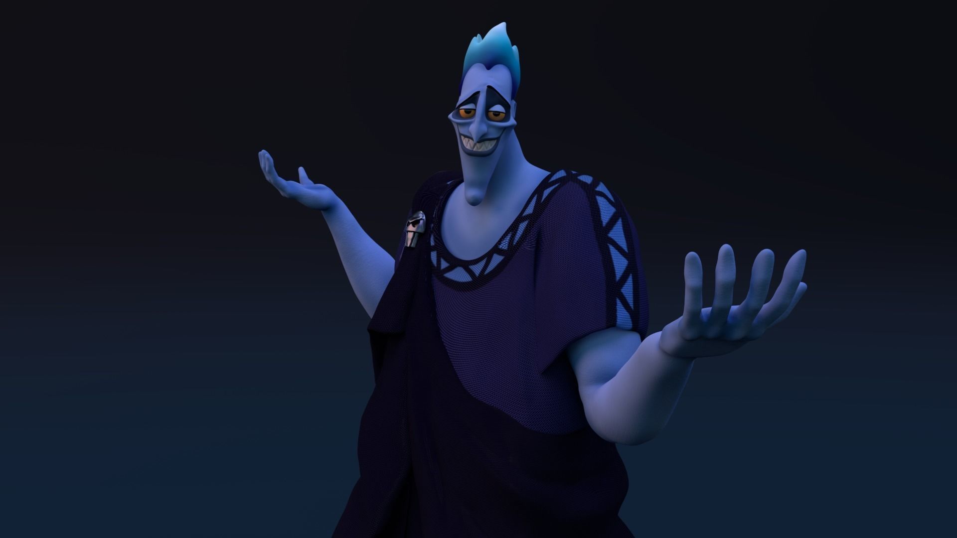 hades animated character 3D model | CGTrader