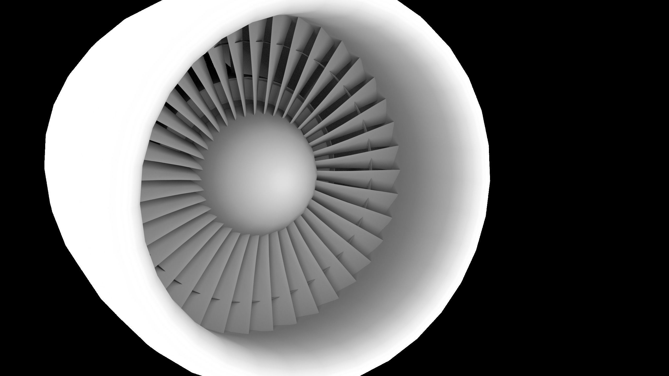 3D model General Electric CF6 80C2 Optimized for Flight 1