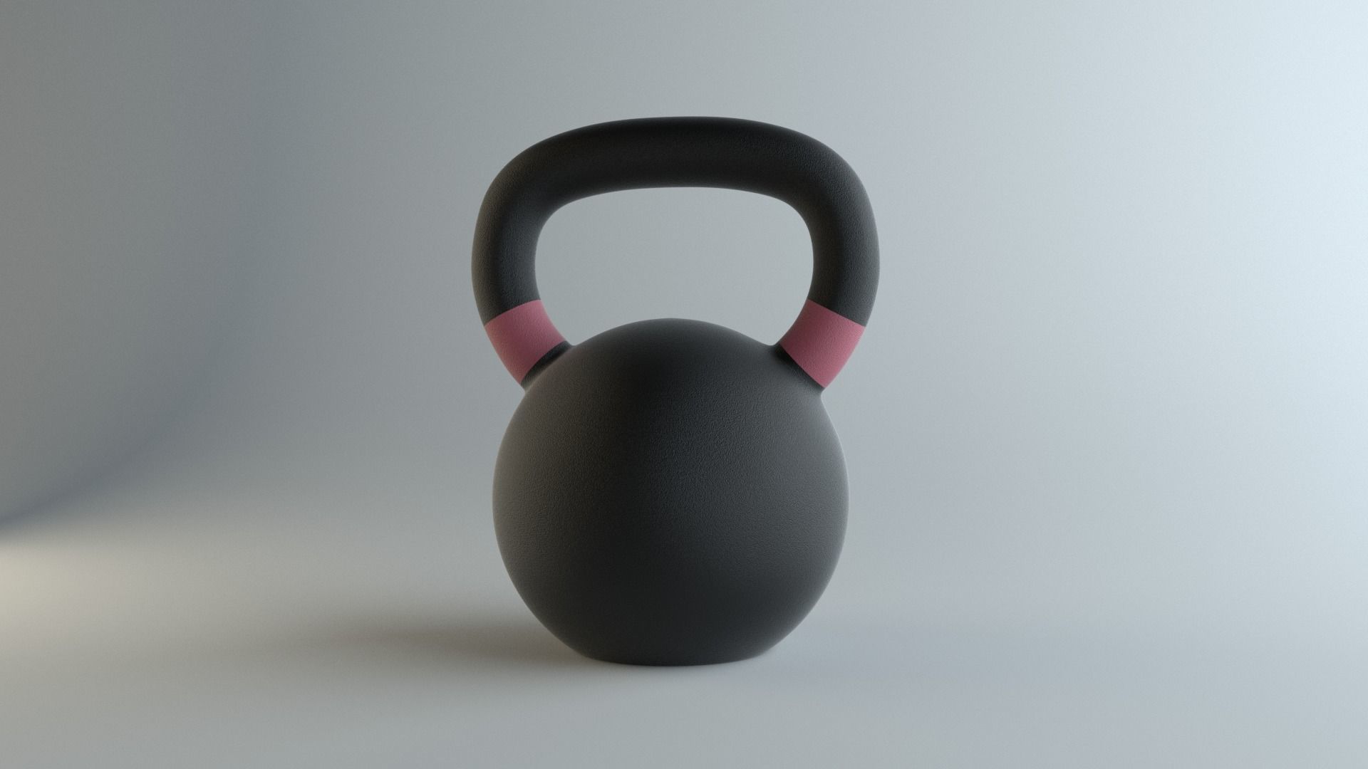 kettlebell 3D model OBJ FBX STL BLEND