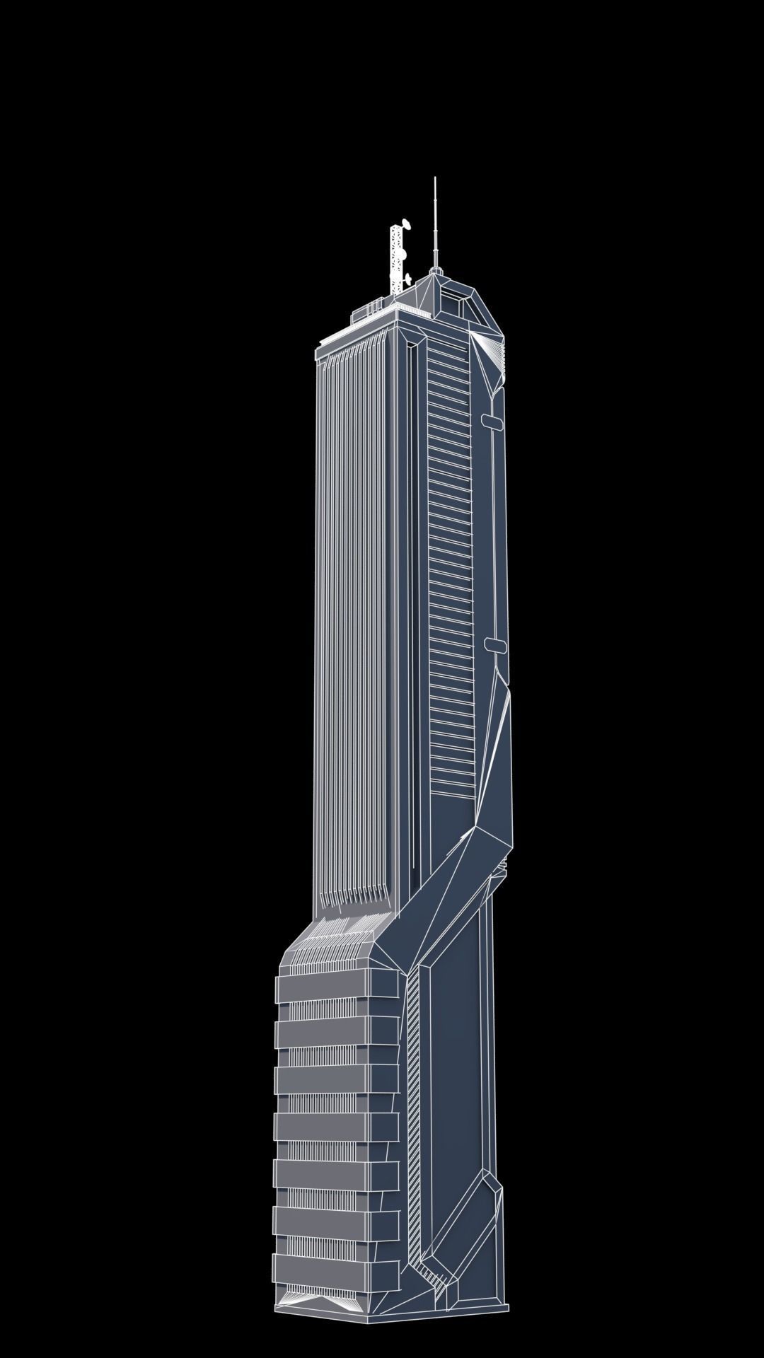 3D model 30 LOW POLY Sci-Fi Skyscrapers Pack VR / AR / low-poly | CGTrader