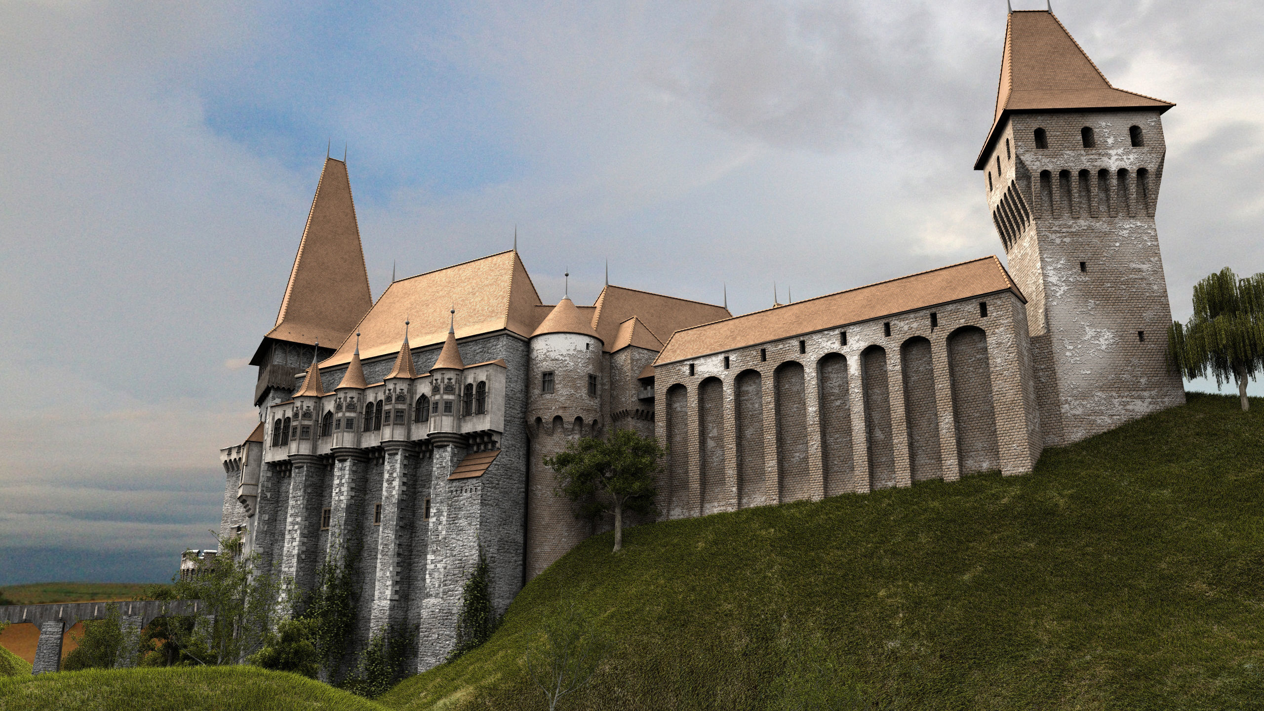 Corvin Castle 3D model | CGTrader