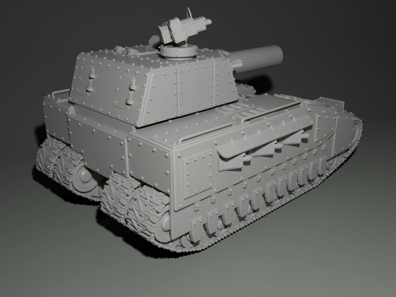 Heavy Tank 3D model 3D printable | CGTrader