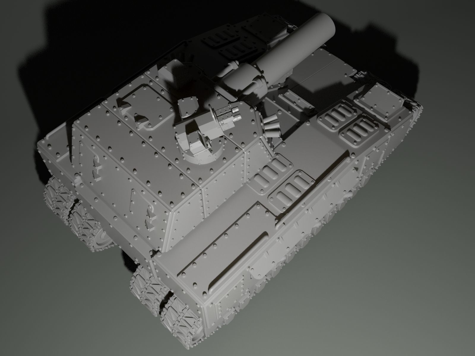 Heavy Tank 3D model 3D printable | CGTrader
