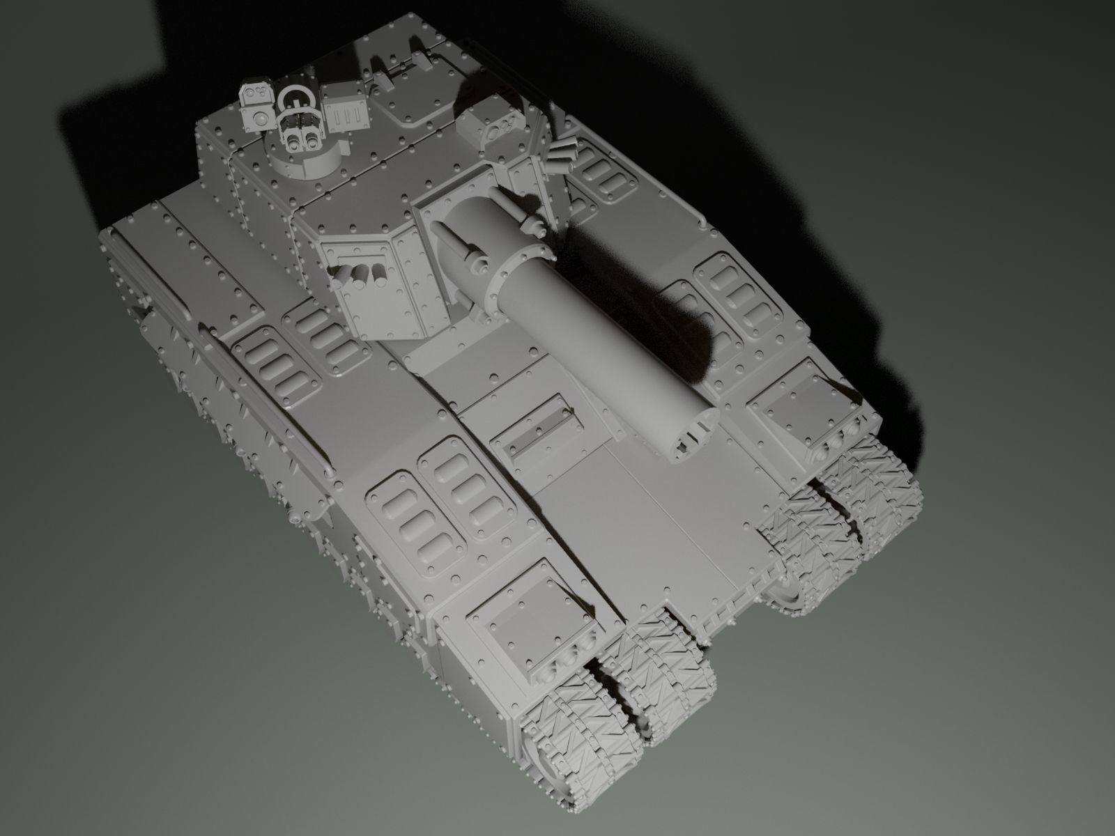 Heavy Tank 3D model 3D printable | CGTrader
