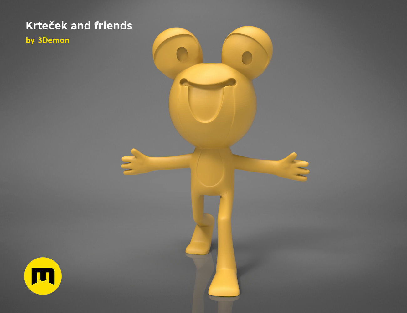 Krtek and his friends 3D model 3D printable | CGTrader