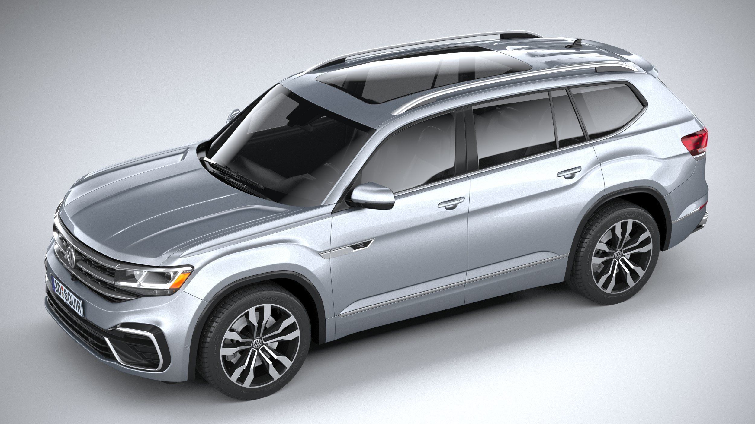 Volkswagen Atlas R-line 2021 3D model | CGTrader