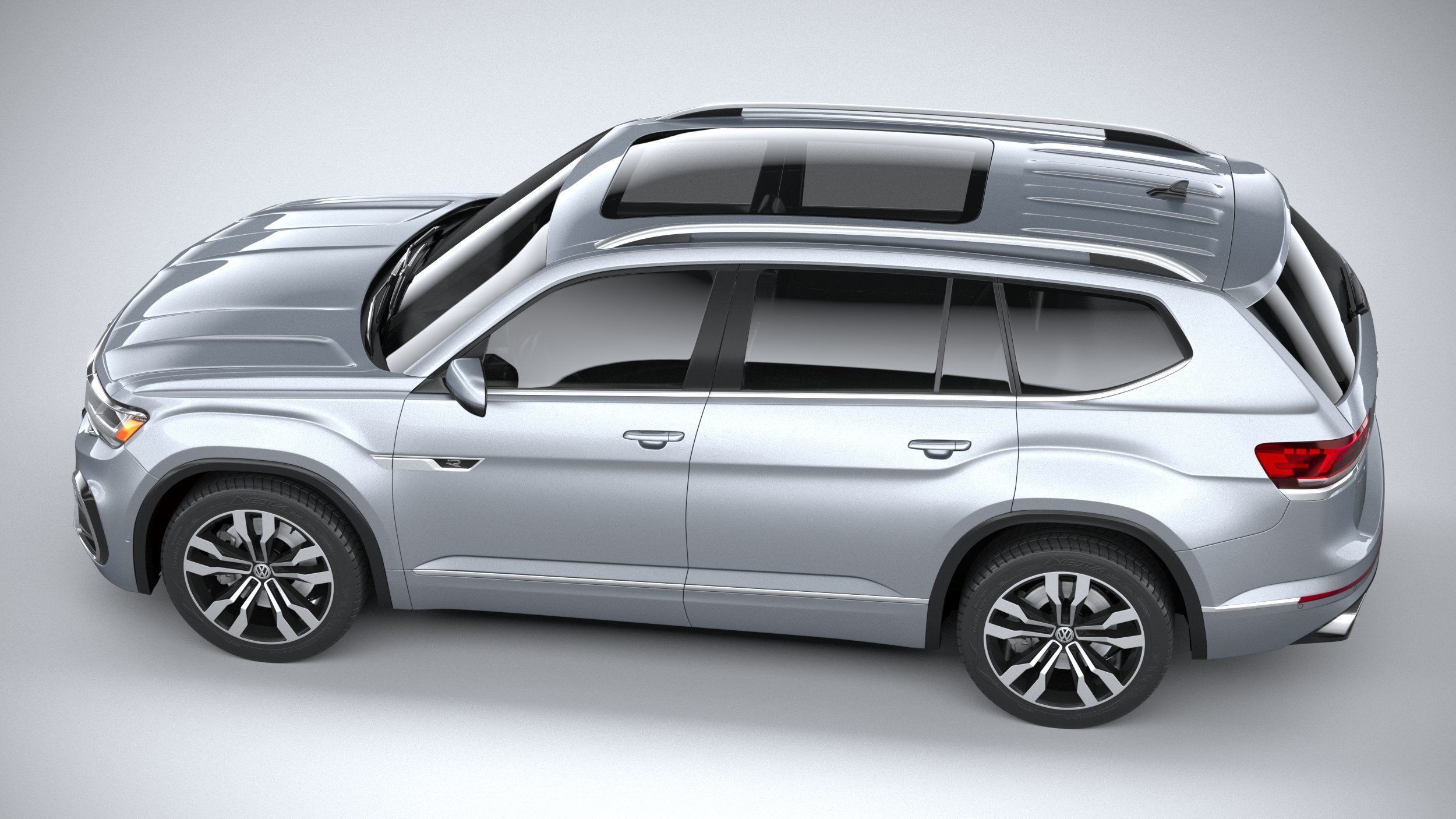 Volkswagen Atlas R-line 2021 3D model | CGTrader