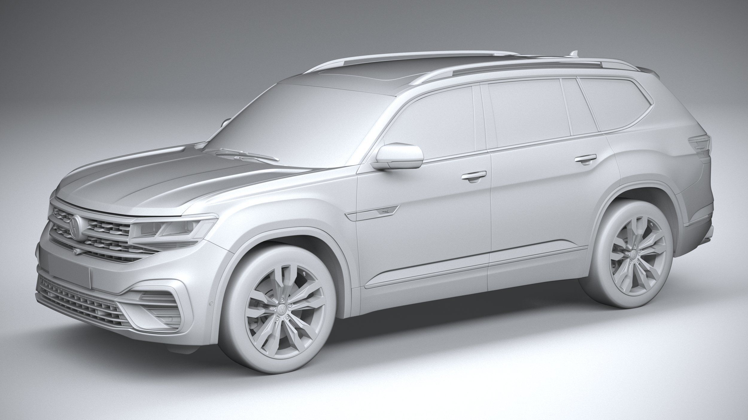 Volkswagen Atlas R-line 2021 3D model | CGTrader