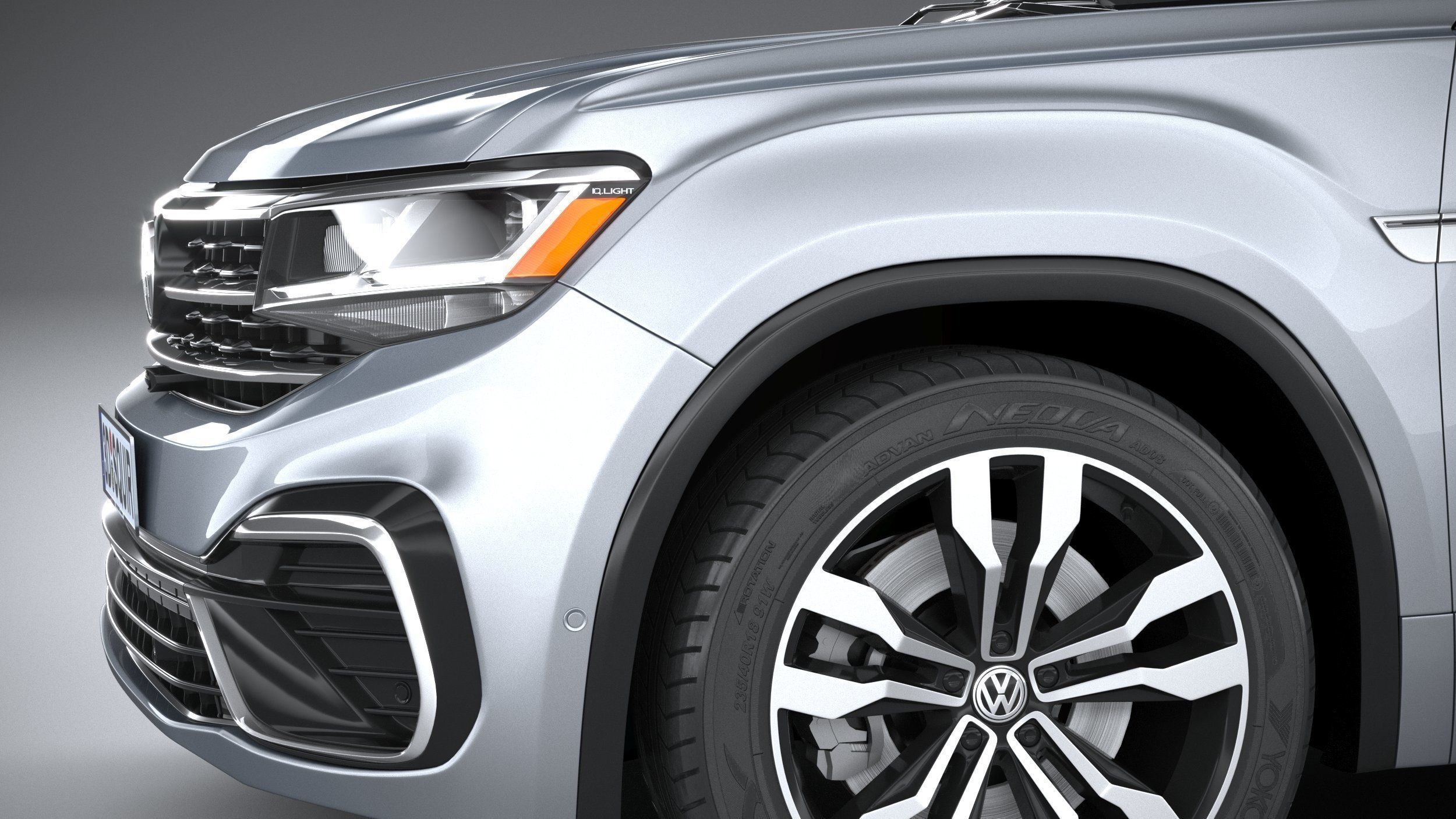 Volkswagen Atlas R-line 2021 3D model | CGTrader