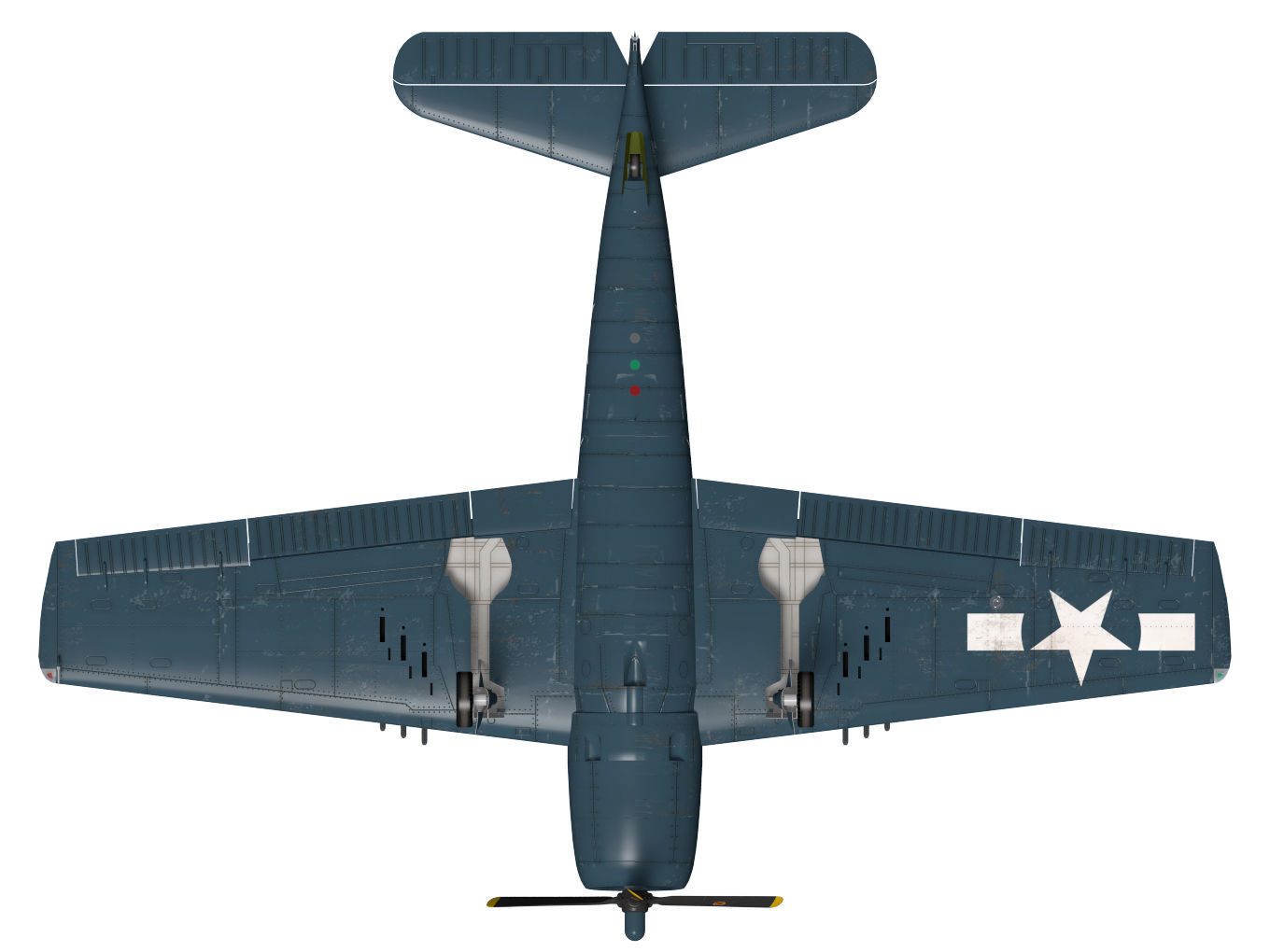 Grumman F6F Hellcat 3D model | CGTrader