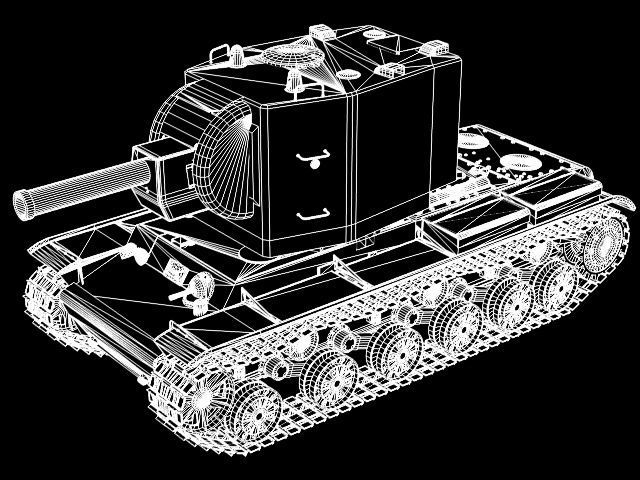 Soviet heavy tank KV-2 3D model | CGTrader