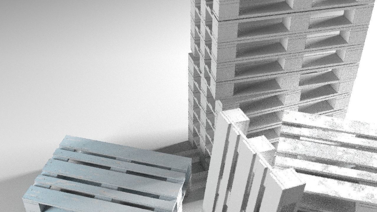 3D model Pallet props low poly VR / AR / low-poly | CGTrader