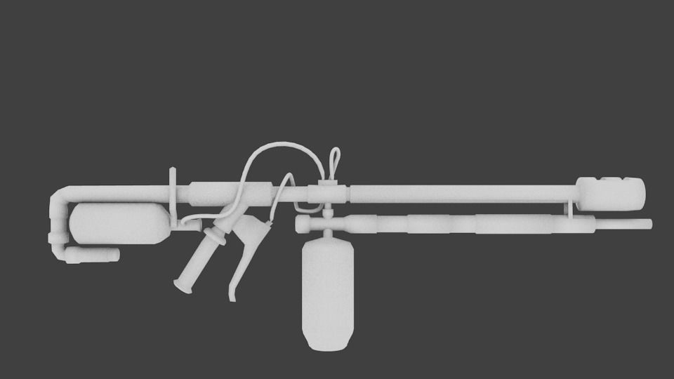 3D flamethrower | CGTrader