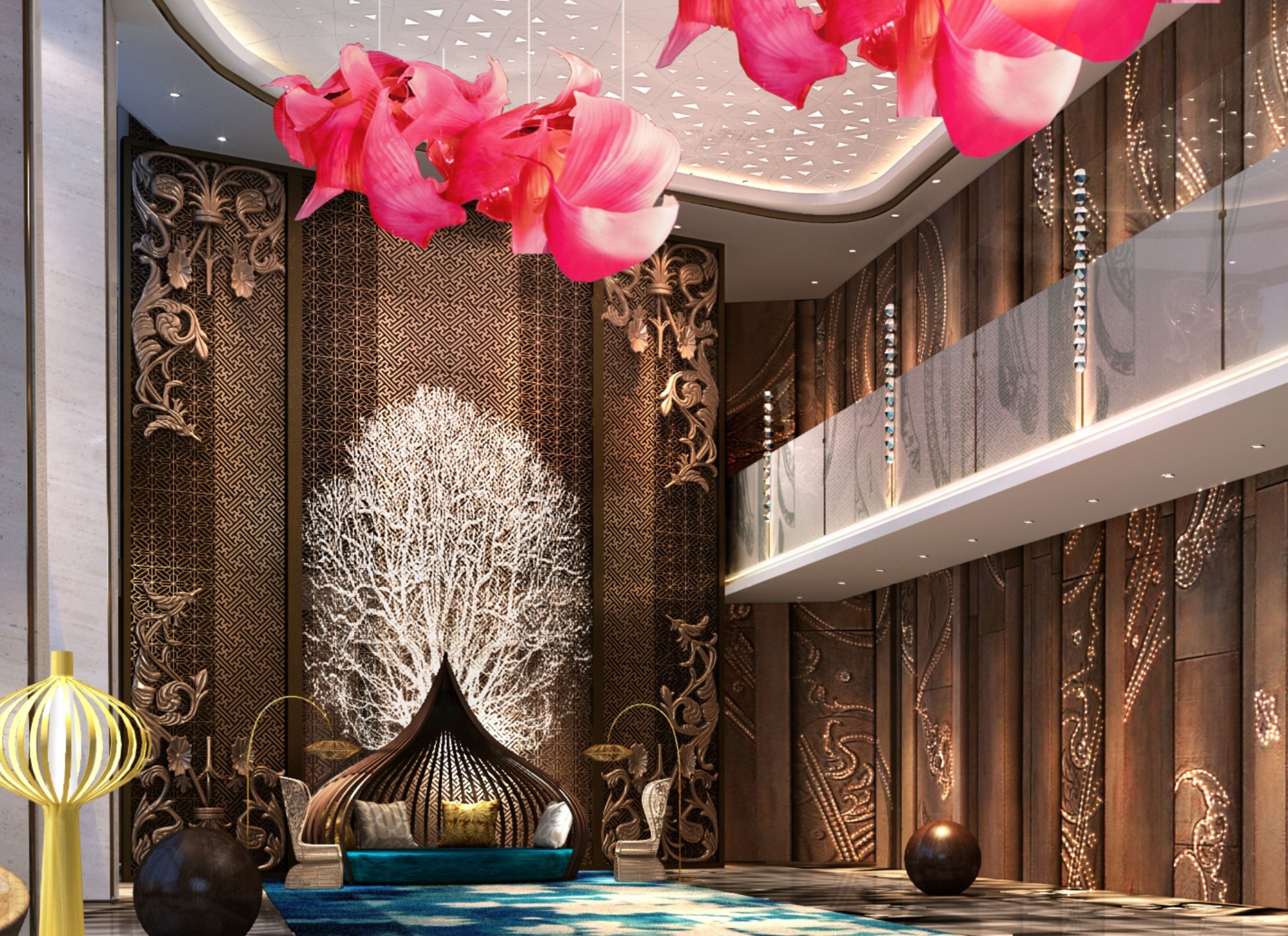 Australian hotel lobby 3D model | CGTrader