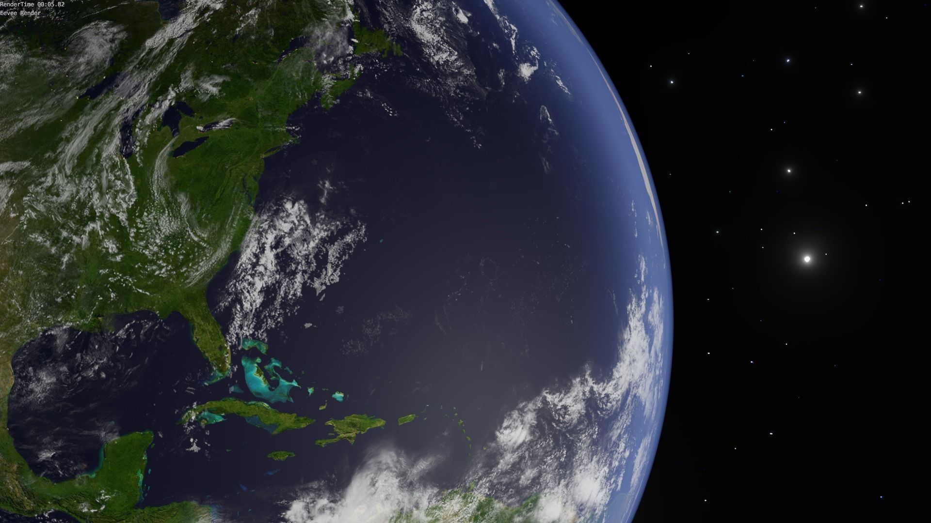 Realistic Earth optimized for real-time-rendering 3D model | CGTrader