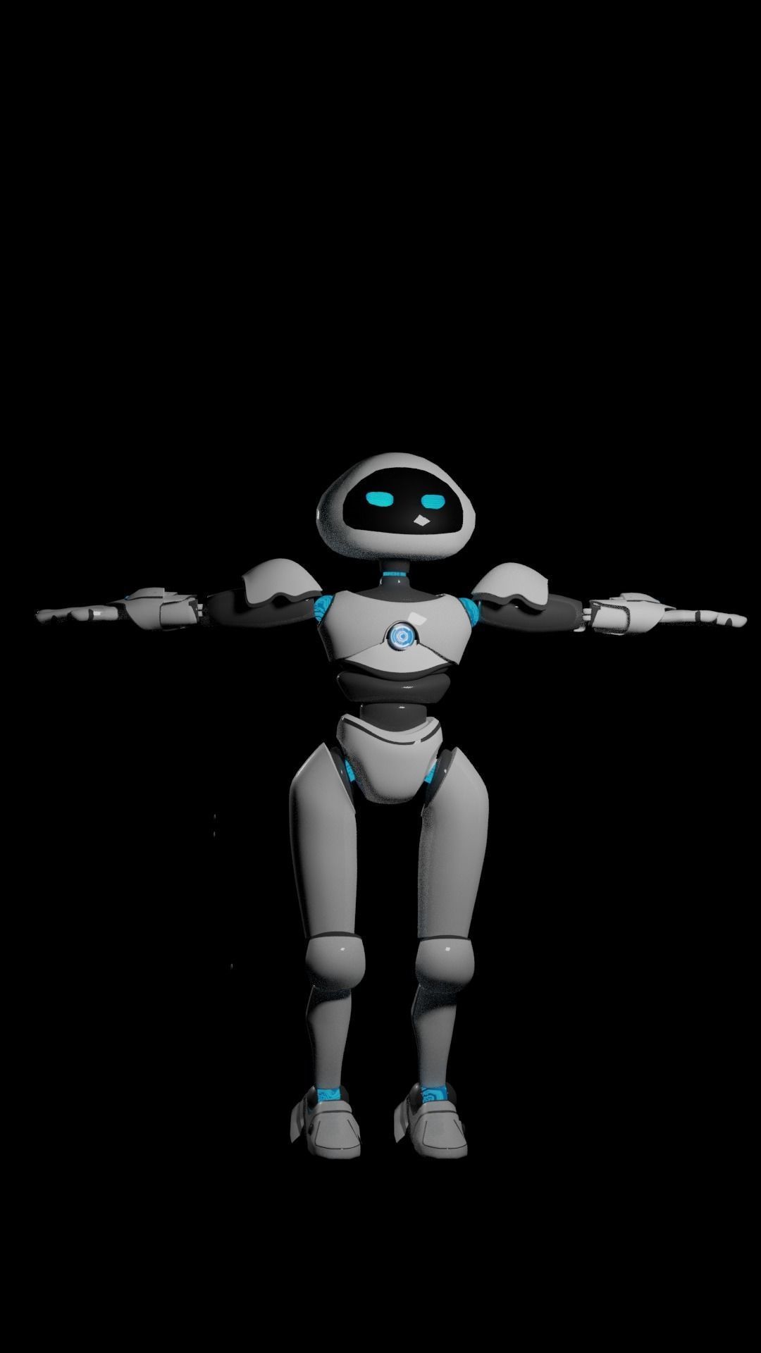 3D model Innovative model of the robot Eva VR / AR / low-poly | CGTrader