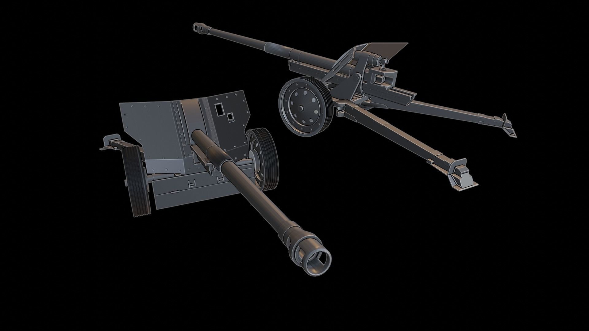 Pac Tanks 3d Printable Model Cgtrader