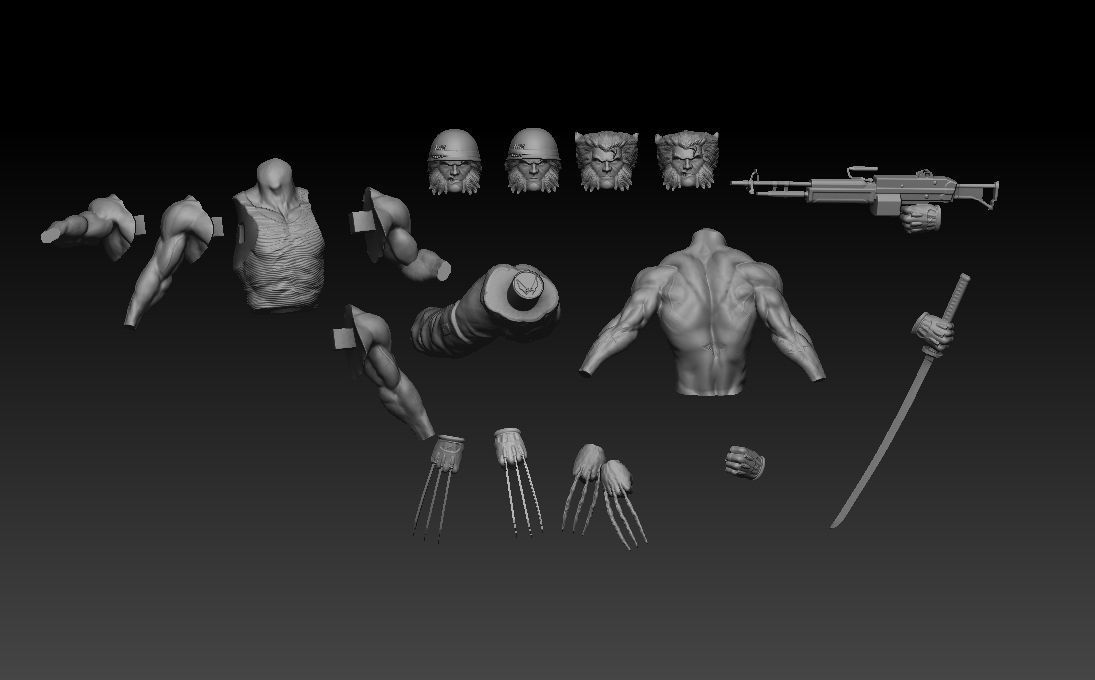 LOGAN SOLDIER 3D model 3D printable | CGTrader