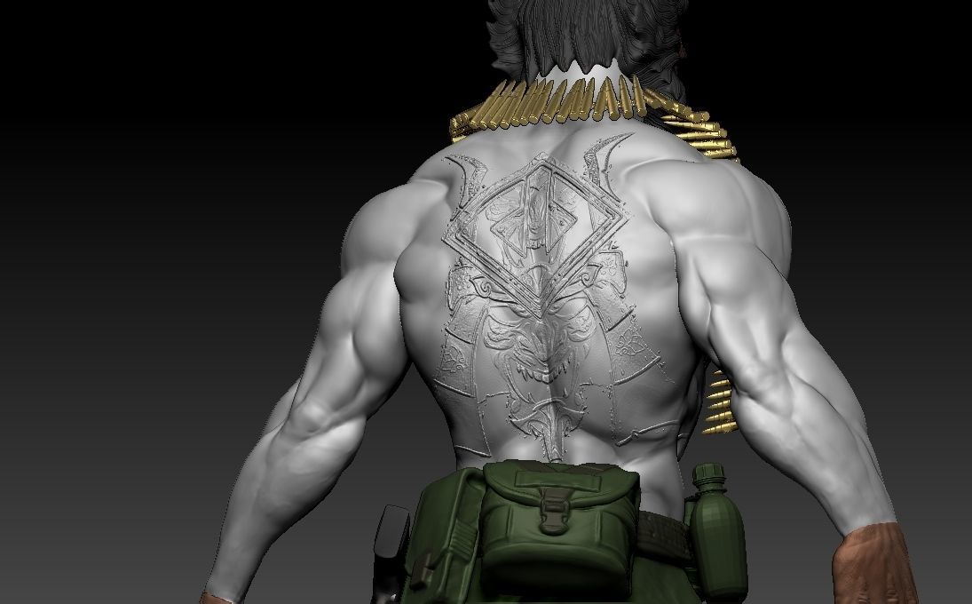 LOGAN SOLDIER 3D model 3D printable | CGTrader