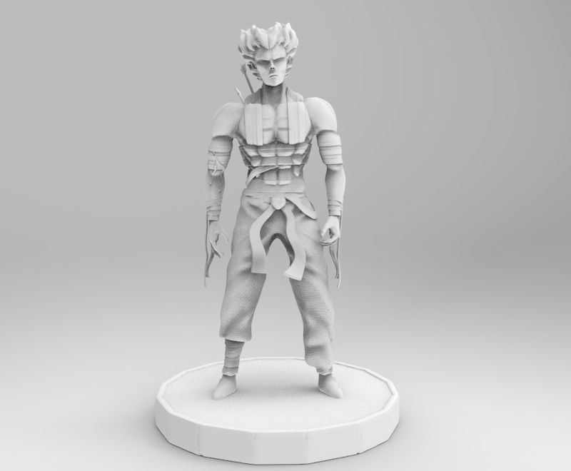 Garou 3D model 3D printable | CGTrader