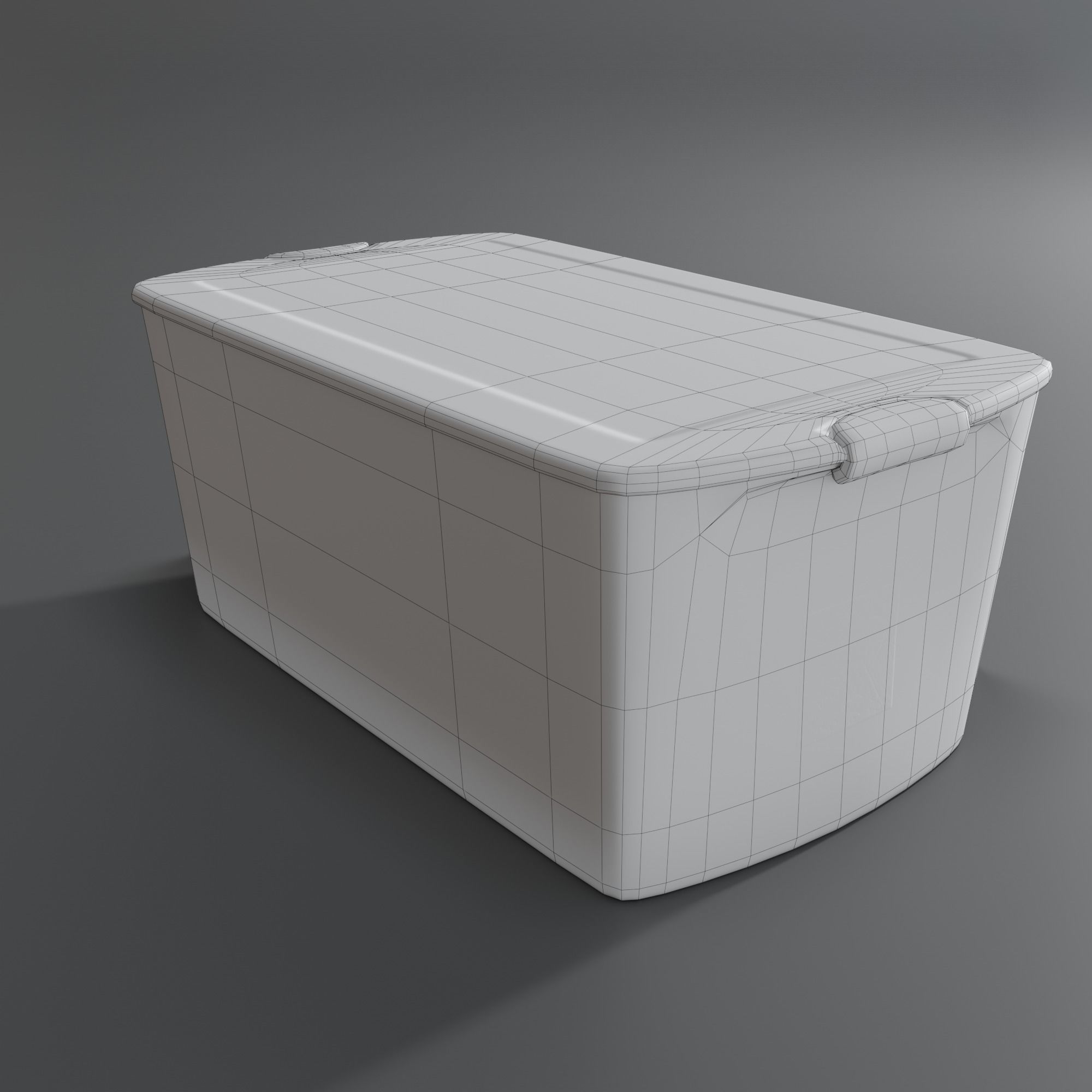 Plastic Storage Container free VR / AR / low-poly 3D model | CGTrader