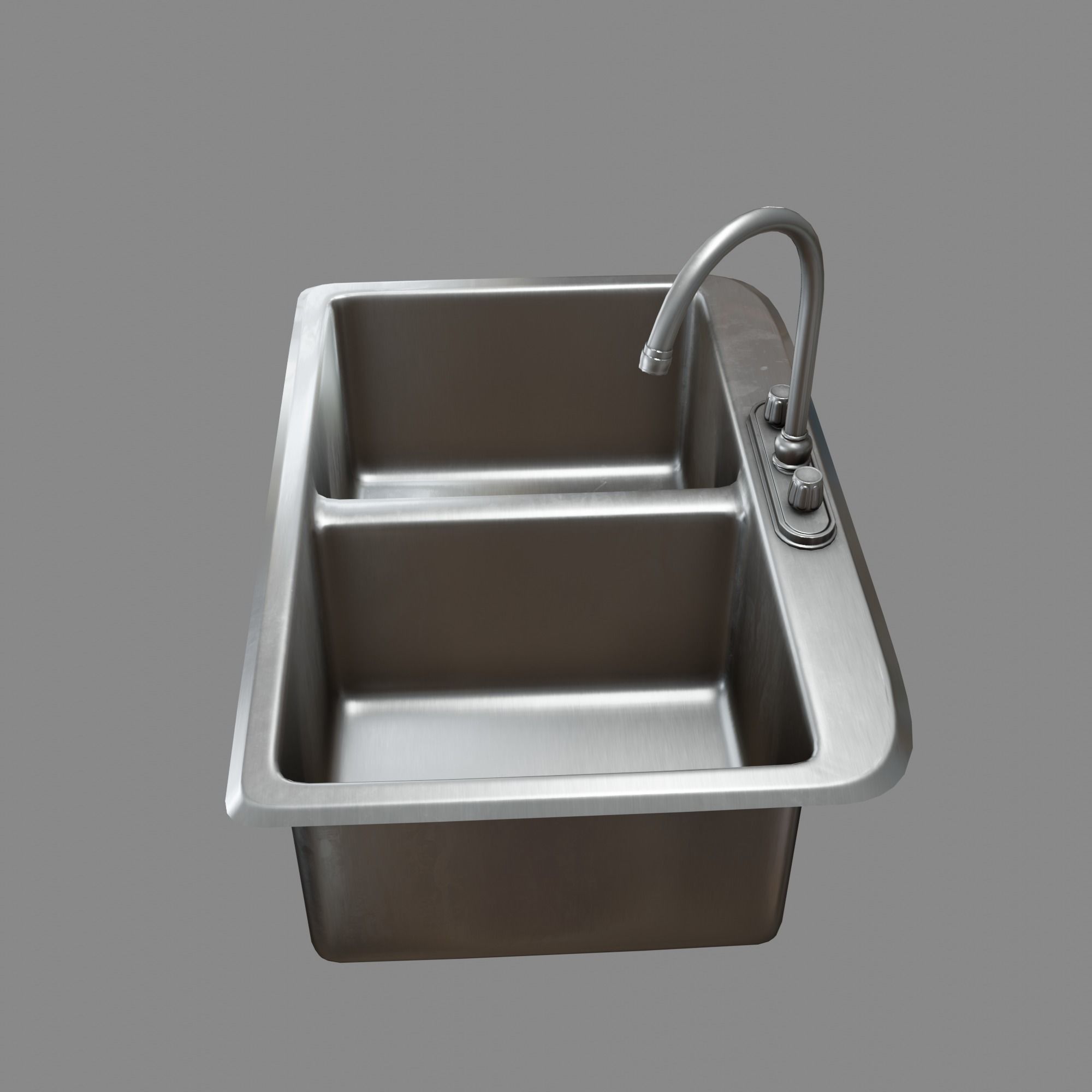 Kitchen Sink free VR / AR / low-poly 3D model | CGTrader