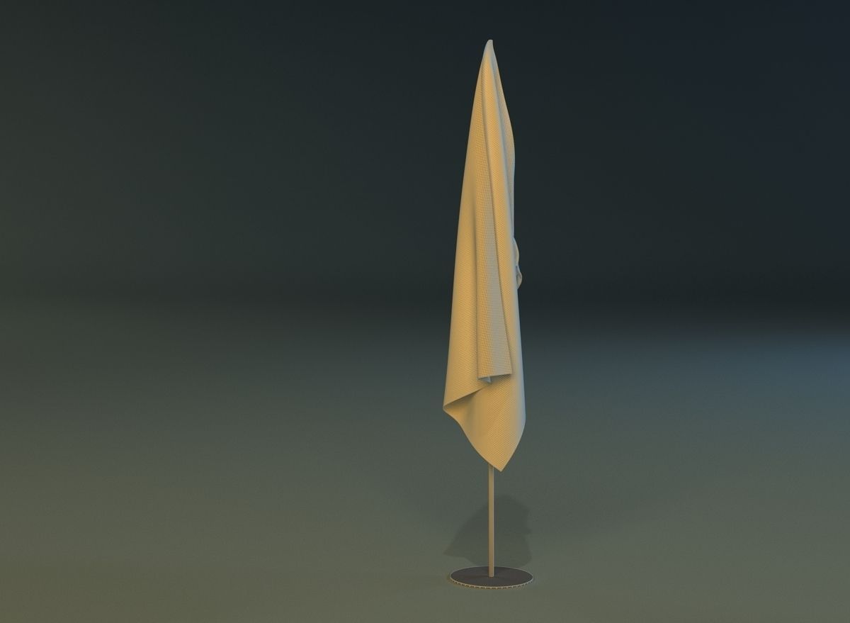 Flag stand 3D model | CGTrader