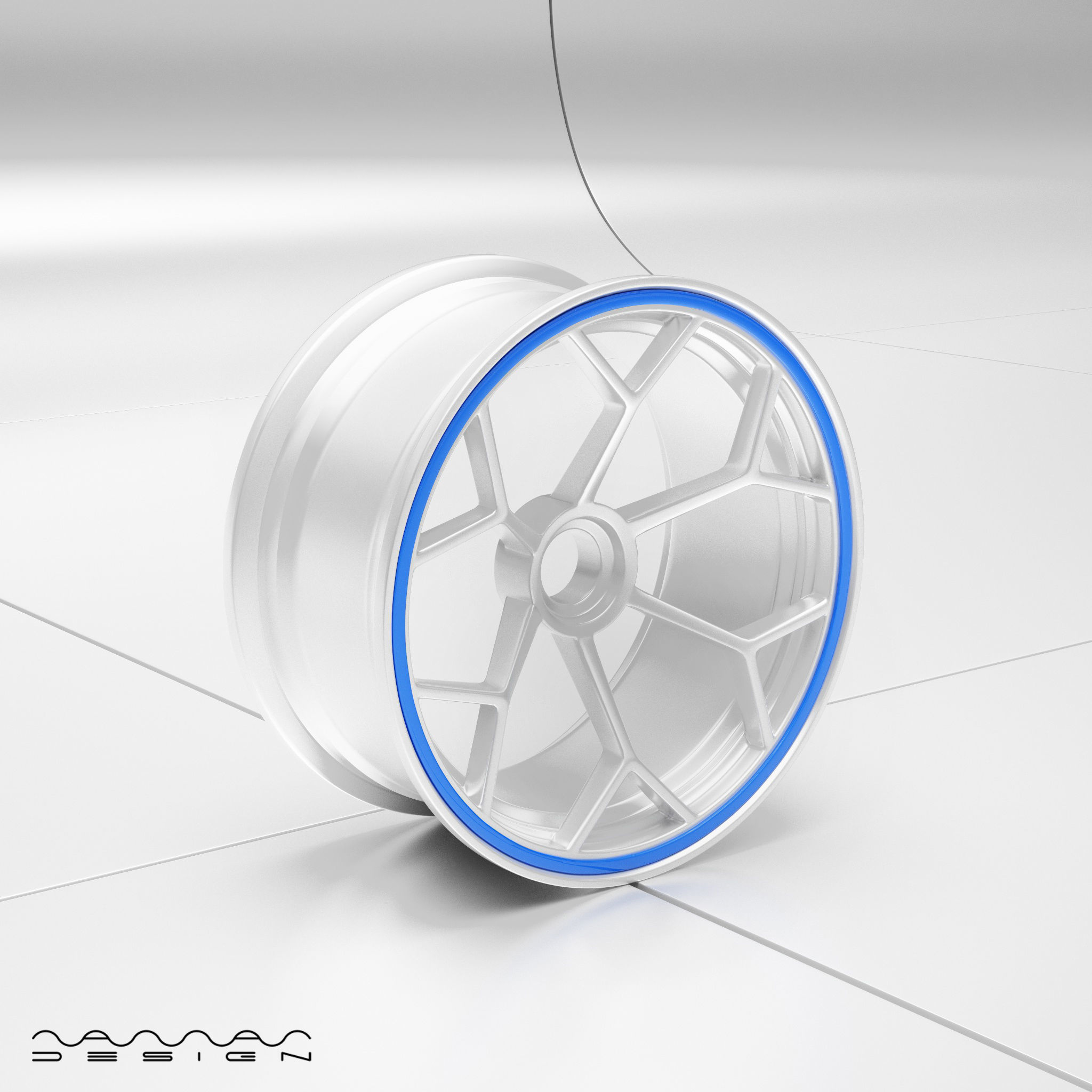 Hexagon Wheel 3D model | CGTrader
