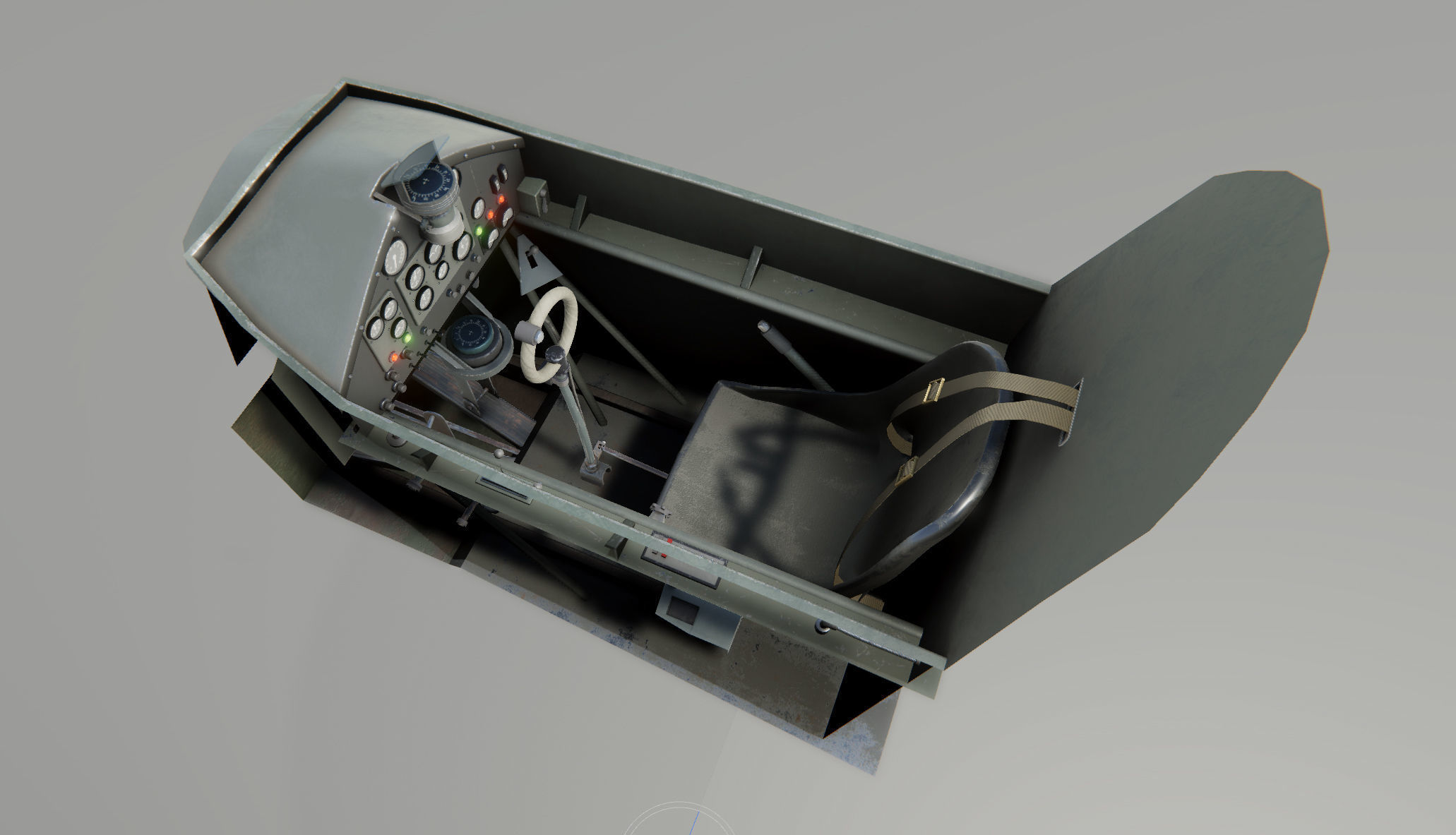 3D model Airplane Cockpits VR / AR / low-poly | CGTrader