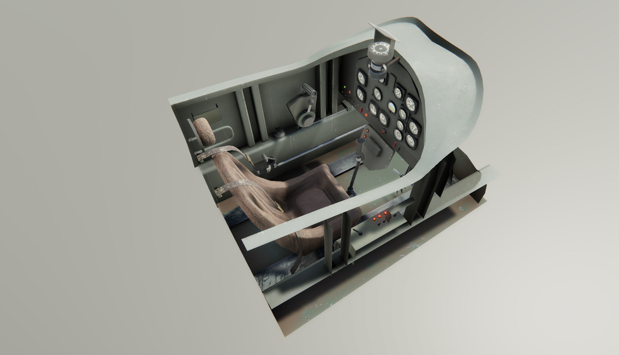 3D model Airplane Cockpits VR / AR / low-poly | CGTrader