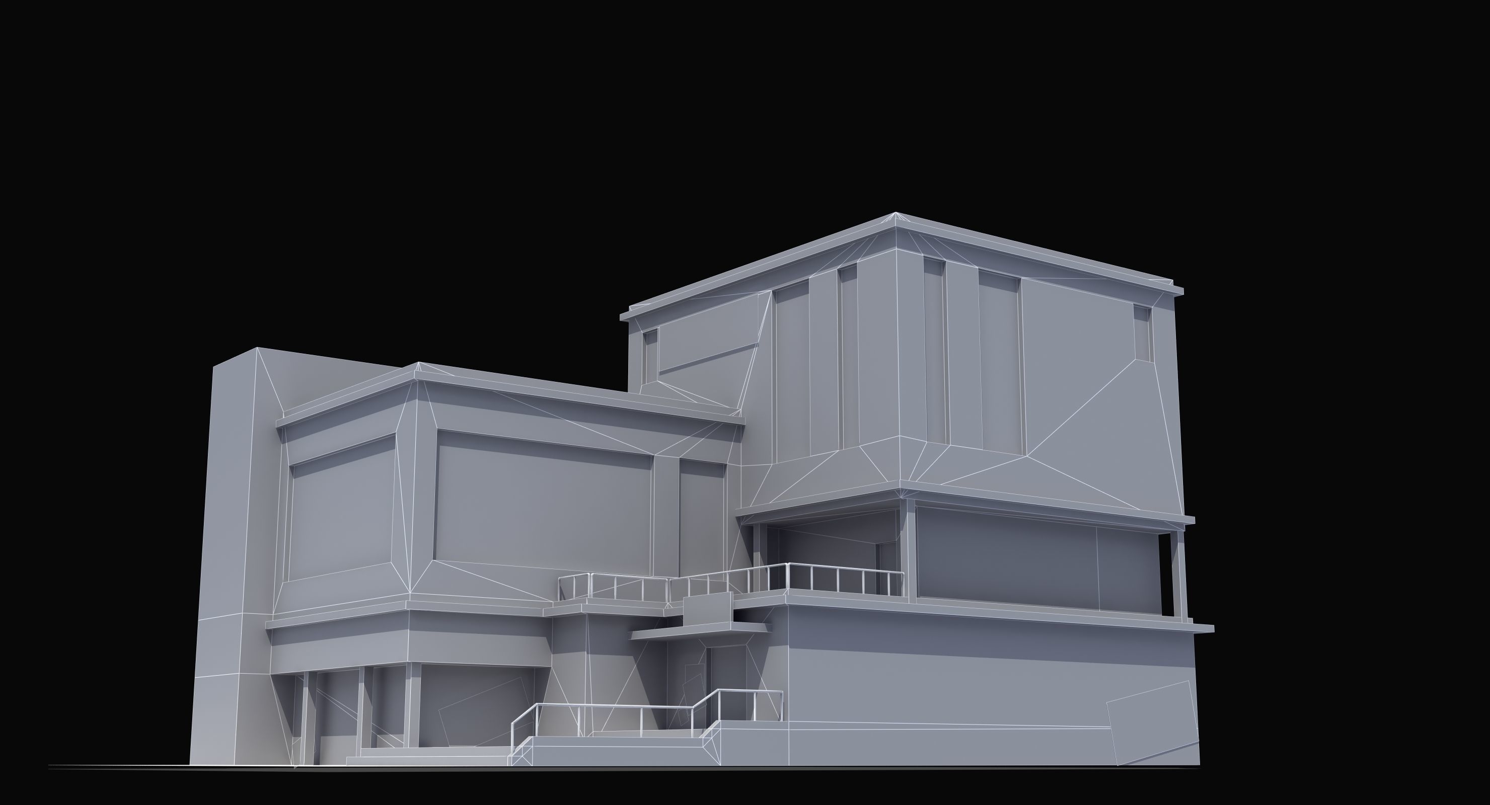 Modern School Building 3D model | CGTrader