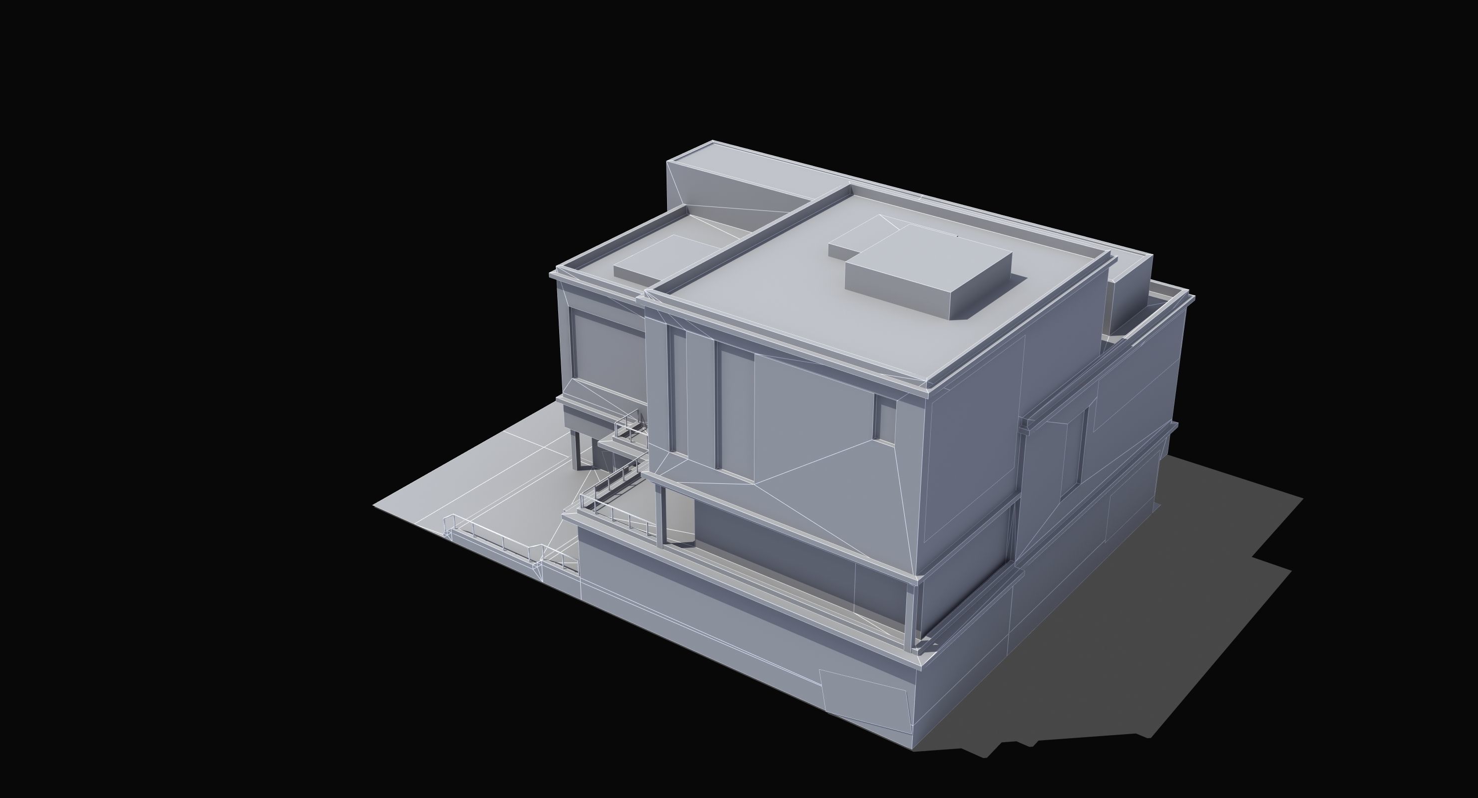 Modern School Building 3D model | CGTrader