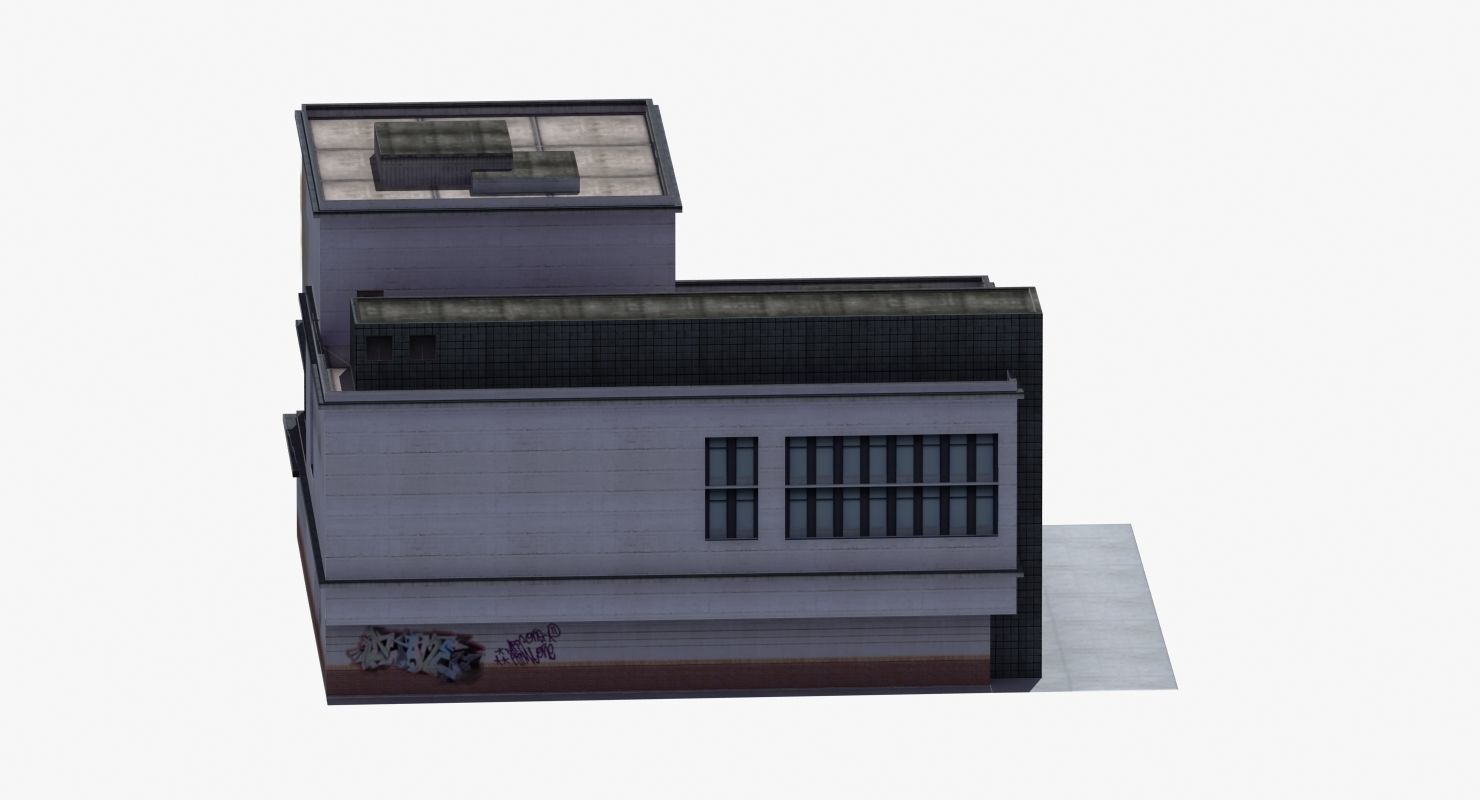 Modern School Building 3D model | CGTrader