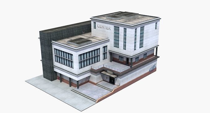 Modern School Building 3D model | CGTrader