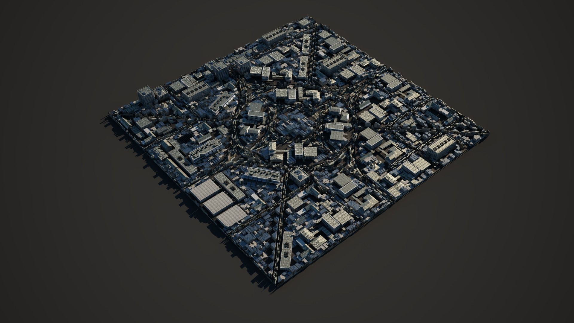 MEGA SCI-FI CITY BLOCKS KITBASH 3D model | CGTrader