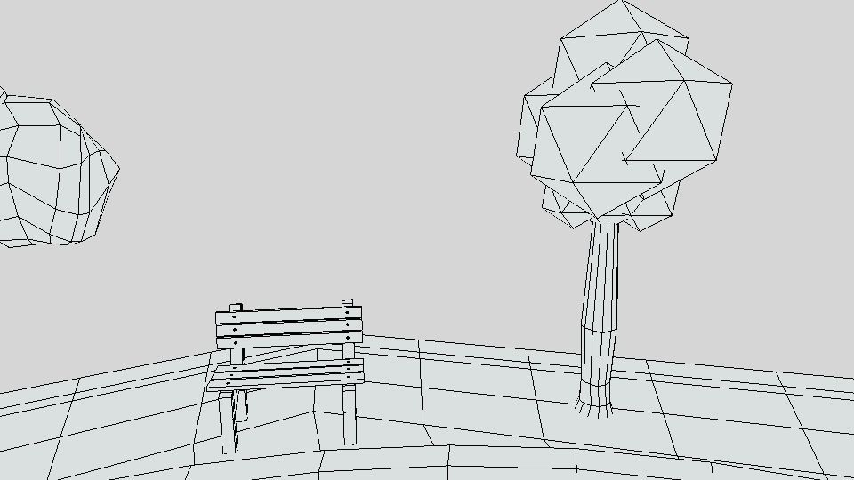 3D model Low Poly Cartoon Playground Scene VR / AR / low-poly | CGTrader