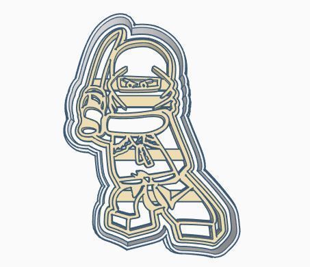 Lego Ninjago Cookie Cutter Set 3D model 3D printable | CGTrader