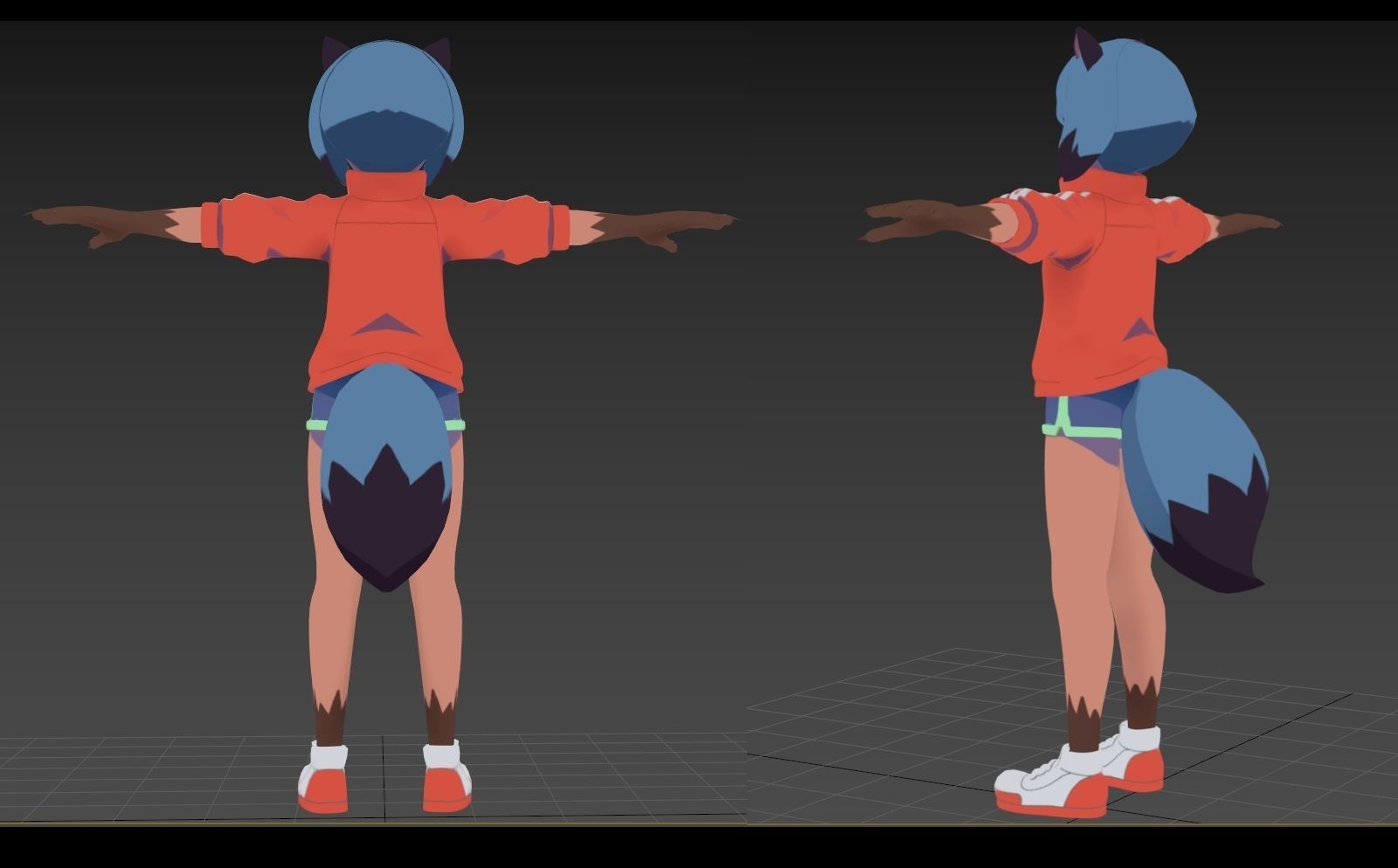 Michiru Brand New Animal 3D model rigged | CGTrader