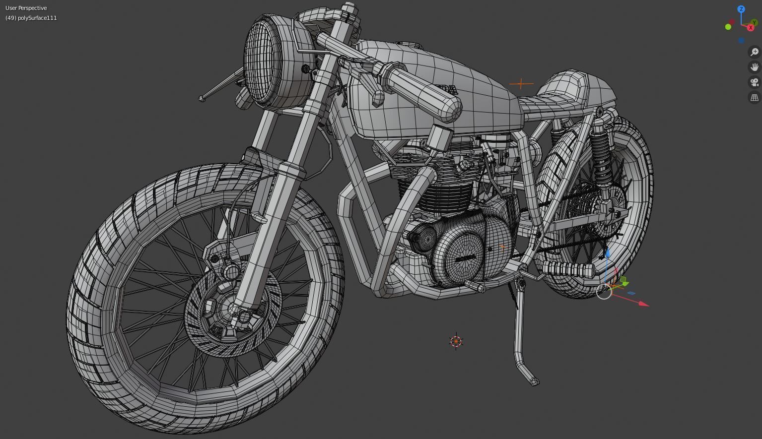 Cafe Racer Custom Build 3D model | CGTrader