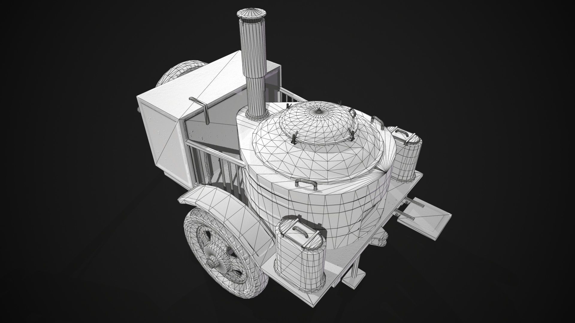 3D model Field kitchen KP-42 VR / AR / low-poly | CGTrader