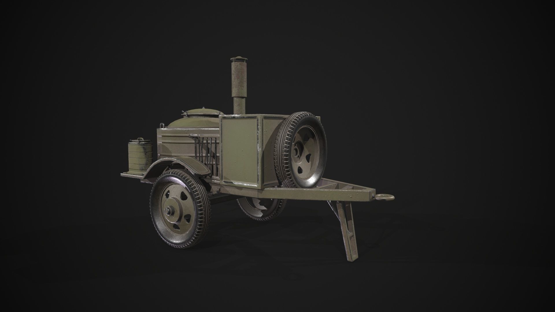 3D model Field kitchen KP-42 VR / AR / low-poly | CGTrader