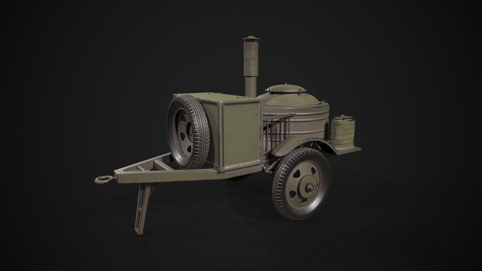 3D model Field kitchen KP-42 VR / AR / low-poly | CGTrader