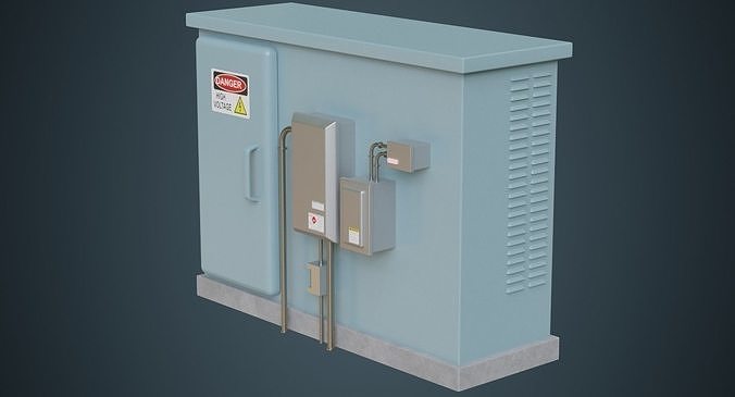 3D model Electrical Enclosure 4A VR / AR / low-poly | CGTrader