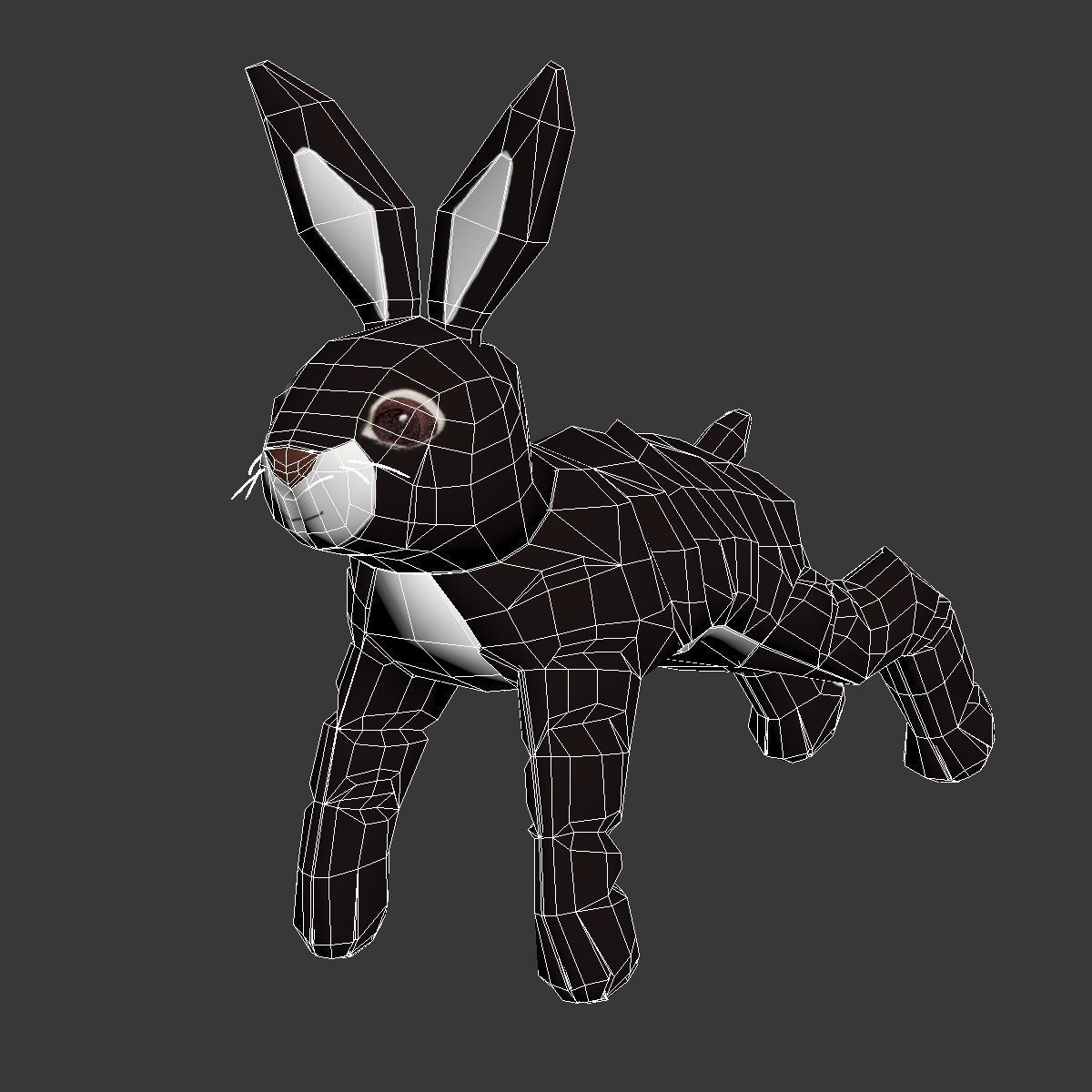 VANDRING HARE Soft toy 3D model rigged | CGTrader